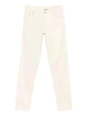 Brunello Cucinelli Logo-embroidered Trousers - Yellow