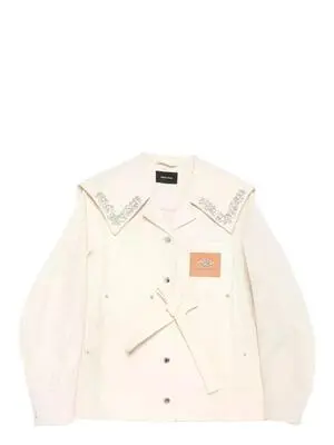 Simone Rocha Sailor-collar Bow Jacket - Neutrals
