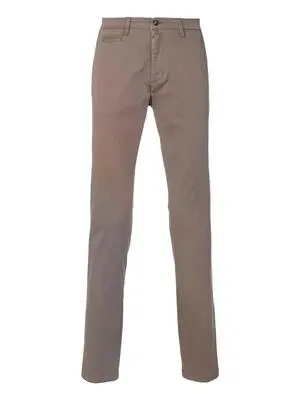 BRIGLIA 1949 Slim Chinos - Brown