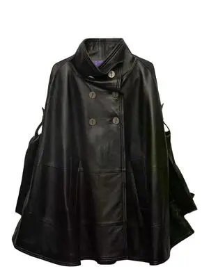 AME.M Buttoned Cape - Black