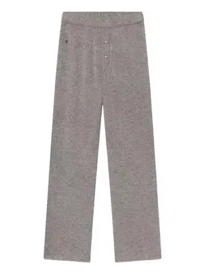 Eterne Button-detail Track Pants - Grey