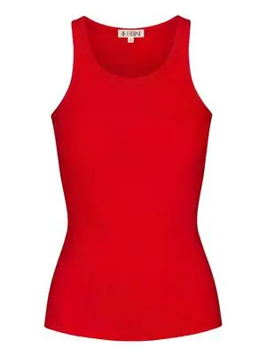 Eterne Fitted Tank - Red