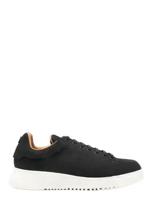 Emporio Armani Lace-up Sneakers - Black
