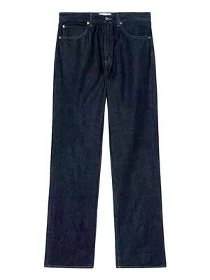 FRAME Five-pocket Straight Leg Jeans - Blue