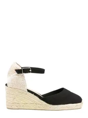 CastaÑer Carol Ankle-strap Espadrilles - Black