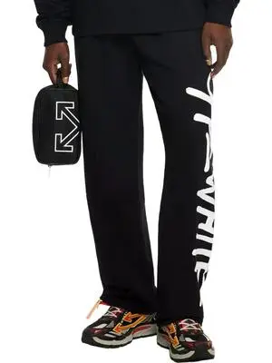 Off-White Spray Logo Track Pants - Black