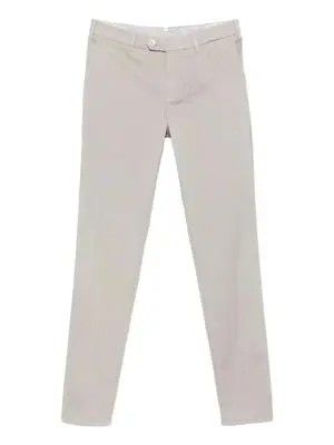Brunello Cucinelli Button-Detailed Trousers Grey