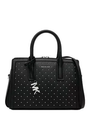Michael Kors Laila Small Studded Satchel - Black