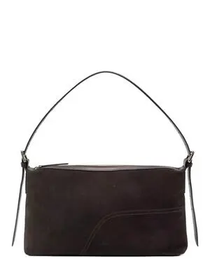 ATP ATELIER Castellare Zip Suede Tote - Brown