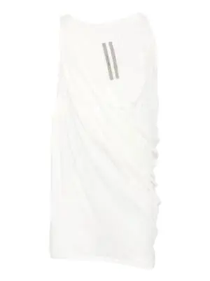 Rick Owens Draped Sleeveless Tank Top - White