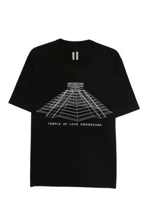Rick Owens Graphic Print T-shirt - Black