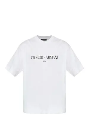 Giorgio Armani Logo-print T-shirt - White