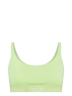 TOM FORD Logo-detail Bra - Green