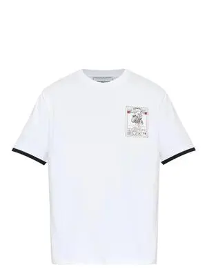 Iceberg Print Trim T-shirt - White