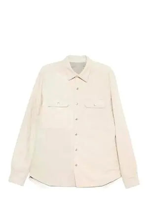Rick Owens Buttoned Shirt Jacket - Neutrals