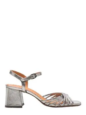 Chie Mihara Leske Block-heel Sandals - Silver