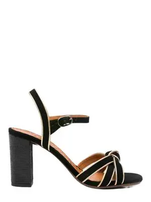 Chie Mihara Ballah Knot-detail Sandals - Black