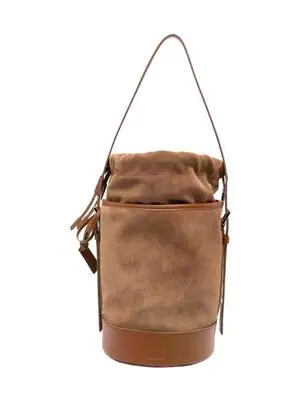Fabiana Filippi Drawstring Bucket Bag - Brown