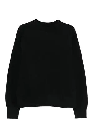 Sacai Crew-neck Sweatshirt - Black