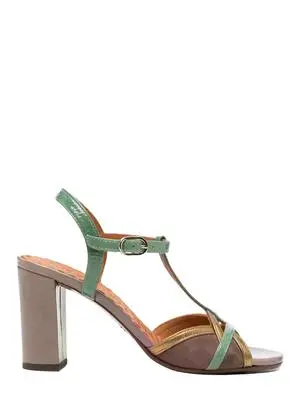 Chie Mihara Leather Sandals - Neutrals
