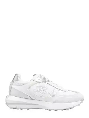 Karl Lagerfeld Panelled Sneakers - White
