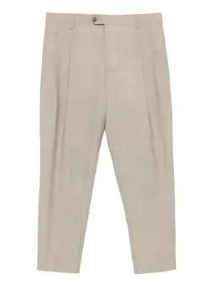 BRIGLIA 1949 Arnos Pleated Trousers - Neutrals