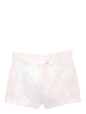 GENNY Sequin-embellished Shorts - Pink