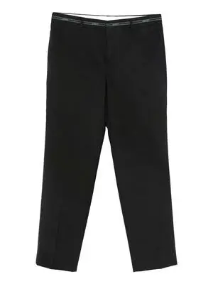 Gucci Logo-waistband Trousers - Grey