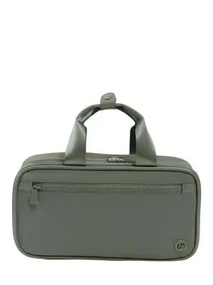 Joan & David Sport Nylon Double Handle Hanging Toiletry Case - Sage