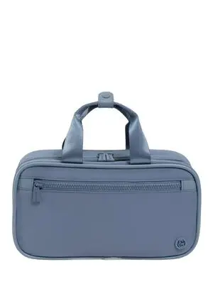 Joan & David Sport Nylon Double Handle Hanging Toiletry Case - Denim