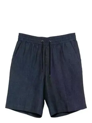 Peserico Tailored Drawstring Shorts - Blue
