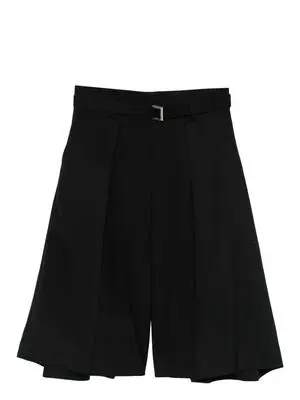 Sacai Belted Tailored Shorts - Black