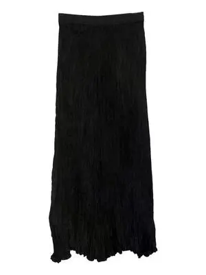 P.a.r.o.s.h Elasticated-waistband Maxi Skirt - Black
