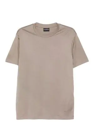 Emporio Armani Crew-neck T-shirt - Neutrals