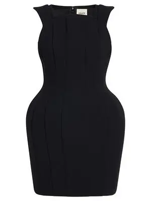 Khaite Sleeveless Peplum Dress - Black