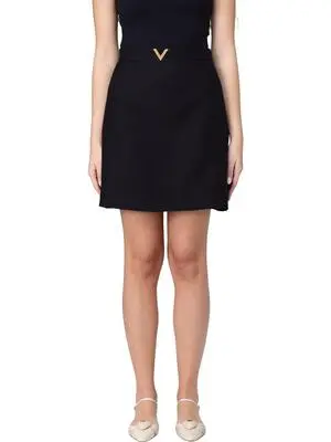 Valentino Garavani Crêpe Mini Skirt - Black