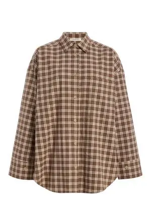 BY MALENE BIRGER Derris Organic-cotton Shirt - Plaid