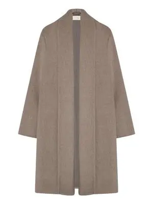 THE ROW Divina Cashmere Coat - Dune