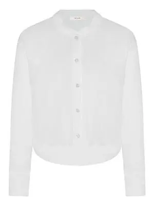 THE ROW Gano Henley Top - White