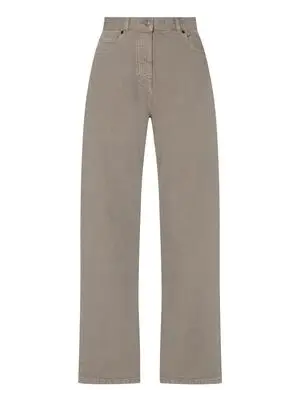 THE ROW Finbar Wide-leg Jeans - Smoke Grey