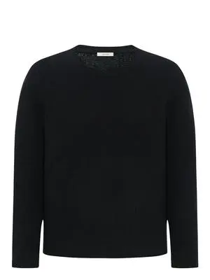 THE ROW Noler Cashmere Sweater - Black