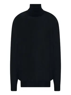 THE ROW Nabari Turtleneck Black