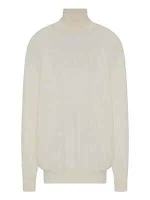 THE ROW Nabari Turtleneck Ivory