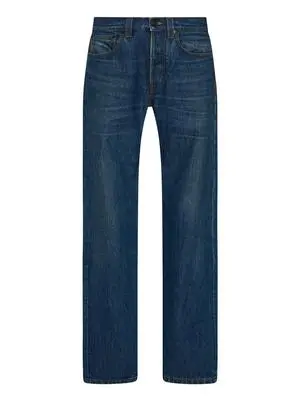 THE ROW Daciana Cropped Jeans - Medium Indigo