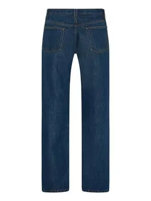 THE ROW Daciana Cropped Jeans Medium Indigo