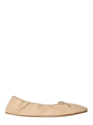 THE ROW Round Ballet Flat Vanilla