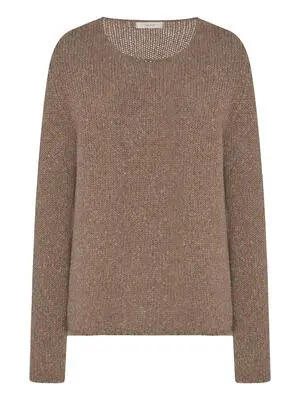 THE ROW Nitha Cashmere Sweater - Dune