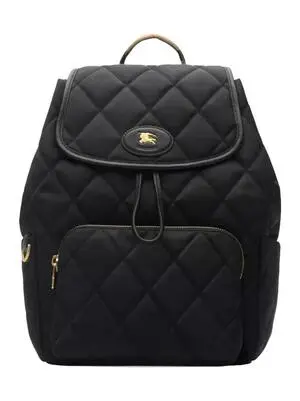 Burberry Horseshoe Backpack - Black