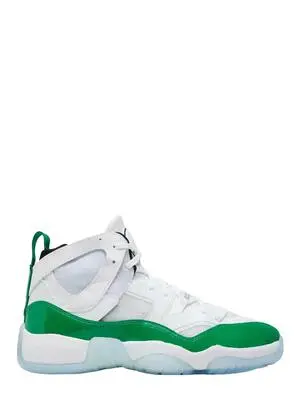 JORDAN Air Jumpman Lucky Green Sneakers - White