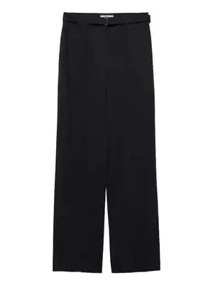PRADA Wool Wide-Leg Pants